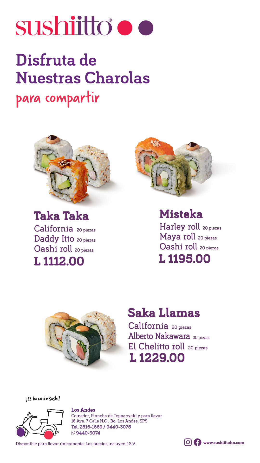 Para Llevar – Sushi Itto Web